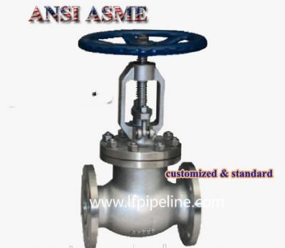 China Customized and Standard ANSI/ ASME Flange Globe Valve Price for sale
