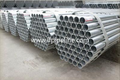 China A106 grade ERW welded hot galvanized carbon steel pipes for sale