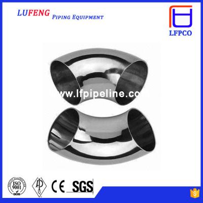 China 304l polished stainless steel pipe elbow ansi supplier and price for sale