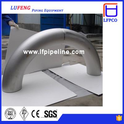 China Mirror or Satin Pipe Elbow Pemco 90 Degree Stainless steel elbow for Staircase Railing for sale