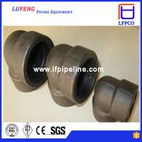 China Forged Steel High Pressure Socket Weld Pipe Fitting 90 degree elbow for sale