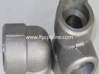 China Forged Steel High Pressure Socket Weld Pipe Fitting 90 degree elbow for sale