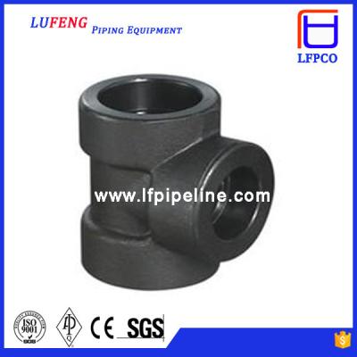 China High Pressure Pipe Fittings Socket Weld stainless steel tee for sale
