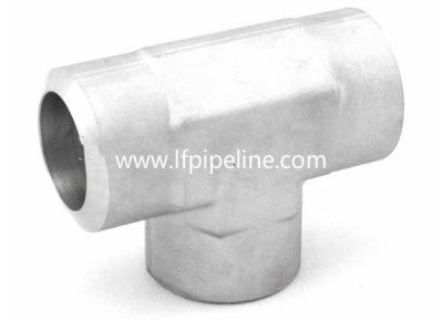 China welded stainless steel pipe fittings tube socket weld union tee for sale