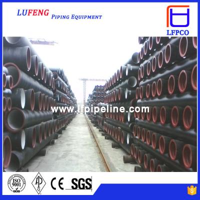 China One Global Professional Manufacturer of Ductile Cast Iron Pipes C25 C30 C40 K9 for sale