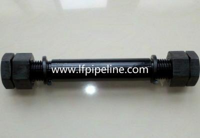 China made in china carbon steel black oxide grade 8.8 din stud bolt nut and bolt for sale