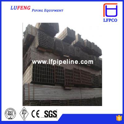China Hot Rolled Black Rectangle Carbon Steel Pipe for sale