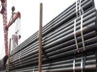 China erw black mild welded steel pipe for sale