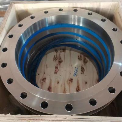 China FLANGE, SORF, DUPLEX SS, ASTM A182M-F51, ASME B16.5, CL150 for sale