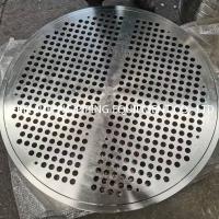 China Duplex Stainless Steel A182 F60 tube sheet for ASME pressure vessels for sale