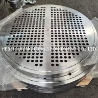 China Duplex Stainless Steel A182 F60 tube sheet for ASME pressure vessels for sale