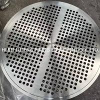China Duplex Stainless Steel A182 F60 tube sheet for ASME pressure vessels for sale