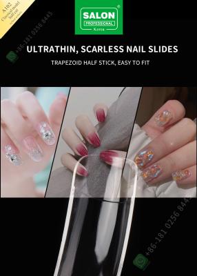 China Classical French Nail Tips Custom Nail Clear Half Tips for sale