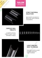 China Smile Matte False Nail Tips Salon Half Manicure Tip for sale