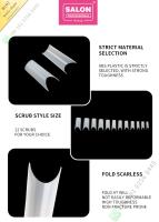 China Smile Shape Matte False Nail Tips High Quality Custom Nail Half Tips Manicure Tip for Nail Art Salon for sale