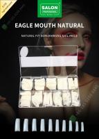 China Salon beauty false eagle month nail tips French manufacture acrylic extra-long half cover tips for sale