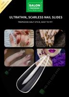 China 500pcs Sharp Shape Lady French Style Artificial False Nails Half Tips and Full Cover False Nail for sale