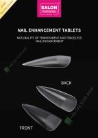 China 500pcs Sharp Shape Matte Lady French Style Artificial False Nails Half Tips and Full Cover False Nail for sale