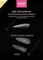 China 500pcs Matte Lady Artificial Half Nail Tips And Full Cover False Nail for sale