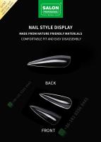 China ABS Fruit Smell Sharp Shape Matte Lady French Style Artificial False Nails Half Tips and Full Cover False Nail for sale