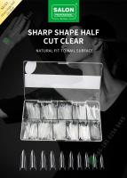 China Plastic Fake Half Tips Nails For Professional Beauty Salon for sale