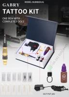 China Aluminum Rotary Permanent Makeup Machine Kit Wireless Tattoo Machine Pen for sale