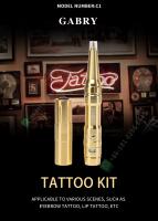 China Permanent Makeup Tattoo Gun Machine Kit Electric Microblading For Eyebrow for sale