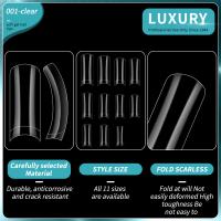 China Luxury Clear Soft Gel Nail Tips Square Shape False Nails For Nails Extension for sale