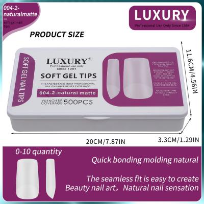 China 500pcs/Box Medium Square Shaped False Nails For Nail Extension Manicure Tools 11 Sizes for sale
