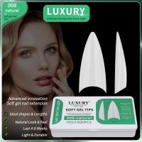 China Professional Nail Art 500PCS Sharp Shaped False Nails With Ultrathin Design 11 Sizes for sale