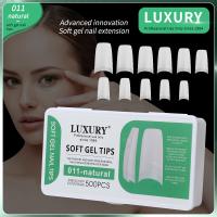 China 500pcs Medium Ballerina Shape False Nail Tips Half Cover Acrylic False Nails Artificial Nail Tips 11 Sizes for sale