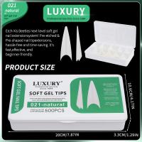 China Long Stiletto Shape False Nails Tips Set Press On Nails Seamless Half Cover DIY Nail Extensions for sale