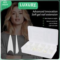 China Long Stiletto Shape False Nails Tips Set Press On Nails Seamless Half Cover DIY Nail Extensions for sale
