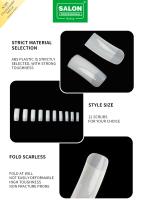 China Professional False Nails Tips Natural Clear Color Full Cover Artificial Finger Nails Half Cover French Nail Tips for sale