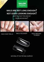 China Custom Logo Nail Quick Building Extension Tool Full Cover Long Clear False Nail Tips Artificial Fingernails for sale