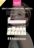 China Professional ABS Full Cover Gel Artificial Nail Long Square Press On Nails For Perfect Nails Extensions for sale