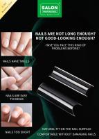 China Professional Long Square Full Cover False Nail Tips For Salon Level Nail Art Enhancement for sale