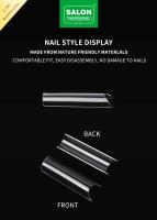 China Professional Long Square Full Cover False Nail Tips For Salon Level Nail Art Enhancement for sale