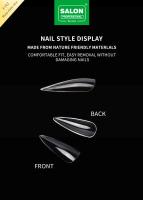 China Long Soft Gel Almond On Nail 12 Sizes Sharp Shape Acrylic Nail Tips For Nail Extensions for sale