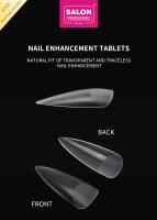 China Matte Clear Almond Nails Extra Long Stiletto False Nails Sharp Shape Acrylic Fake Nail Tips For Nail Art for sale