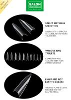China Sharp Shape False Nails Half Cover ABS Acrylic False Fingernails Wholesale for sale