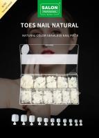 China Natural Color False Toenails Set Full Cover Acrylic Toes Nail For Salon-Finish Nail Art for sale