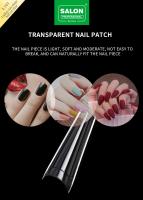 China Ladder Shape Nail Tips Long Half Cover Ballerina False Nails With Highly Effective Nail Art Beauty for sale