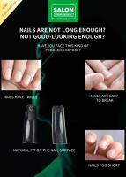 China Medium Pre-Shaped Seamless Clear Color Fake Nail Tips For DIY Home Nail Salon 12 Sizes for sale