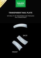 China Fake Nail Full Cover Natural ABS Eagle Mouth Clear In 12 Sizes For Nail Salon for sale