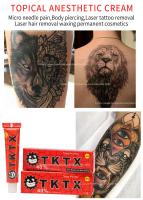 China Red TKTX Tattoo Numbing Cream Anesthetic PMU Eyebrow Tattoo Aftercare Cream for sale