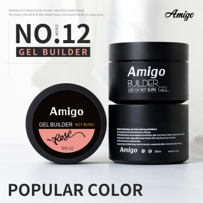 China Builder Glaze Gel Nail Polish Solvent Free 20 Colors no yellowish for sale