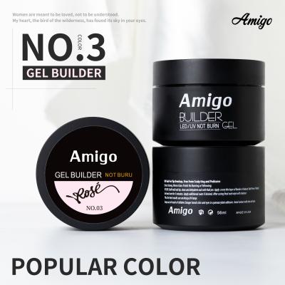 China Extension Nail Builder Gel No.3 Bright Colors 56ML Non Smell UV Nail Polish for sale
