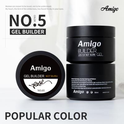 China 56ml UV Nail Builder Gel No.5 Odorless HQ Free Hard Glaze 20 Colors for sale