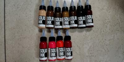 China Natural Color Permanent Makeup Pigment 30ML 60ML Solid Ink Tatttoo Ink for sale
